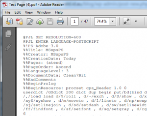 Windows 2012 Sending PJL Commands before the Postscript – Arrrggggh ...