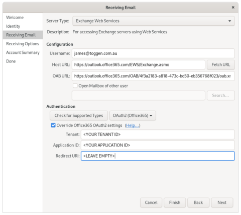 Evolution Email Setup For Microsoft 365 | Toggen