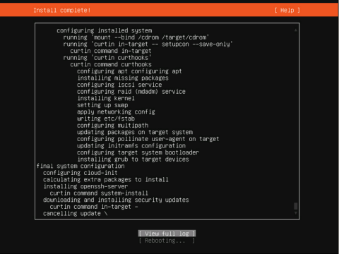 Ubuntu 22.04 Stuck on curtin command in-target | Toggen