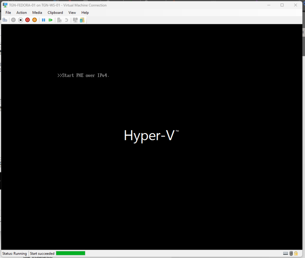 Fedora Live ISO boots to Start PXE over IPv4 in Hyper-V | Toggen Fedora Live ISO boots to Start PXE over IPv4 in Hyper-V | Toggen